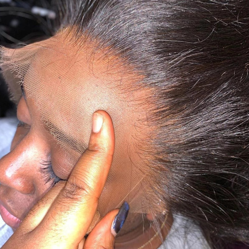 BEEOS SKINLIKE Real HD Lace Frontal & Closure Piece Straight AM03